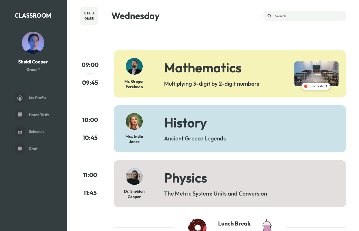 eLearning Dashboard Template | Webflow Template